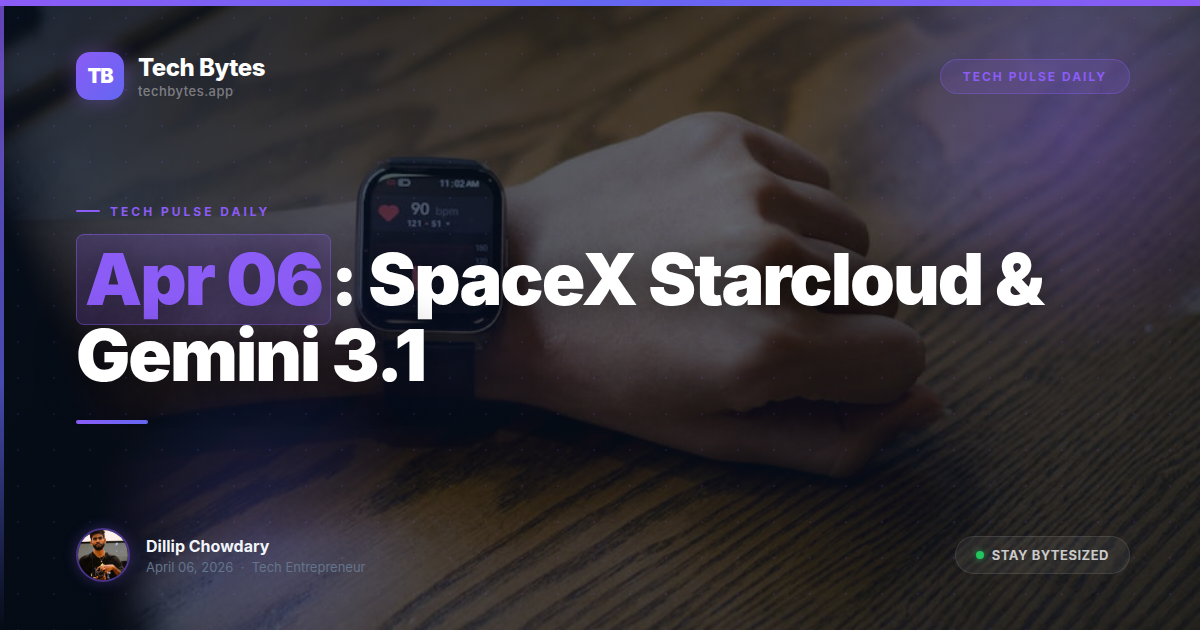SpaceX Starcloud: Building the 1M AI Satellite Constellation | Tech Bytes
