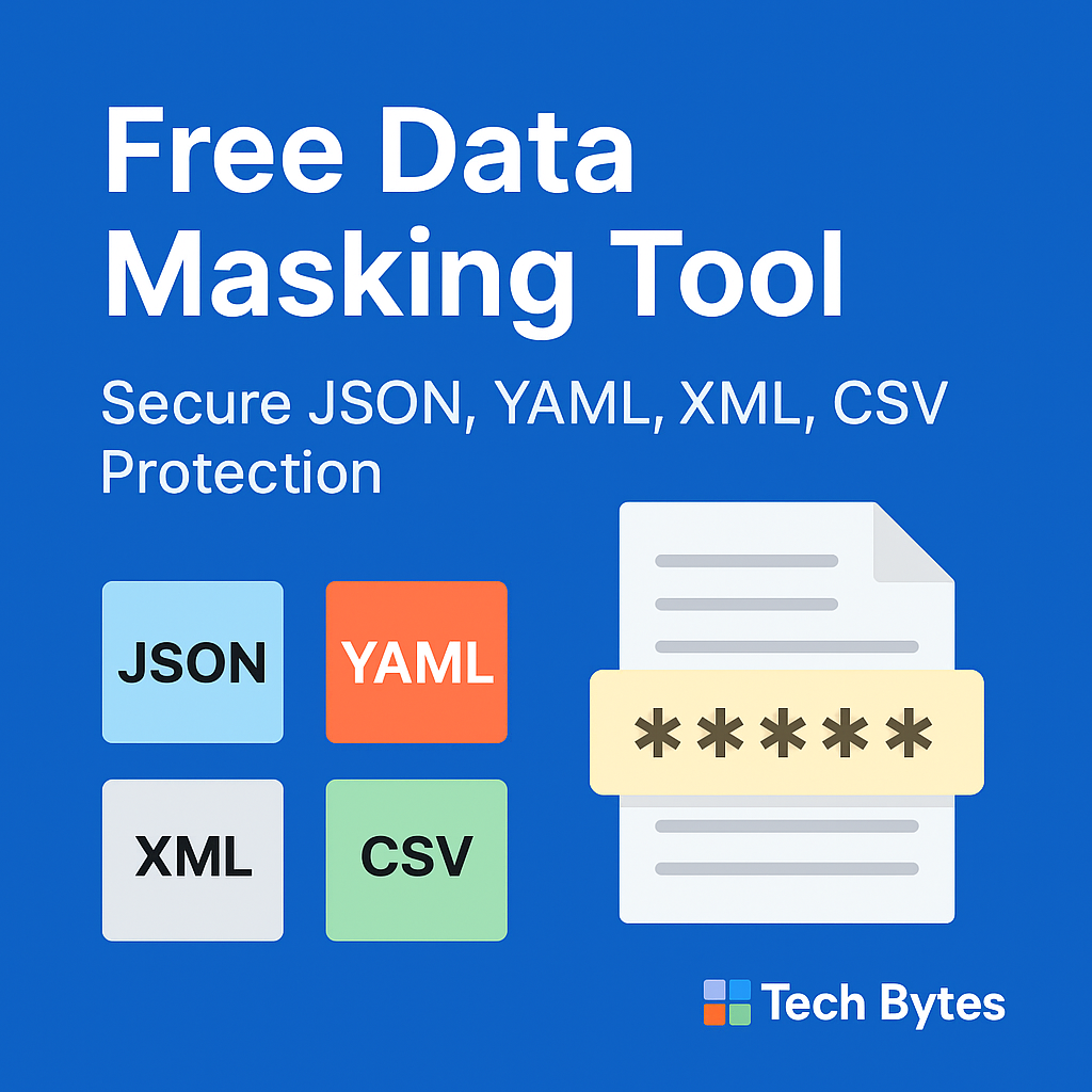 Free Data Masking Tool - Anonymize & Protect Sensitive Data